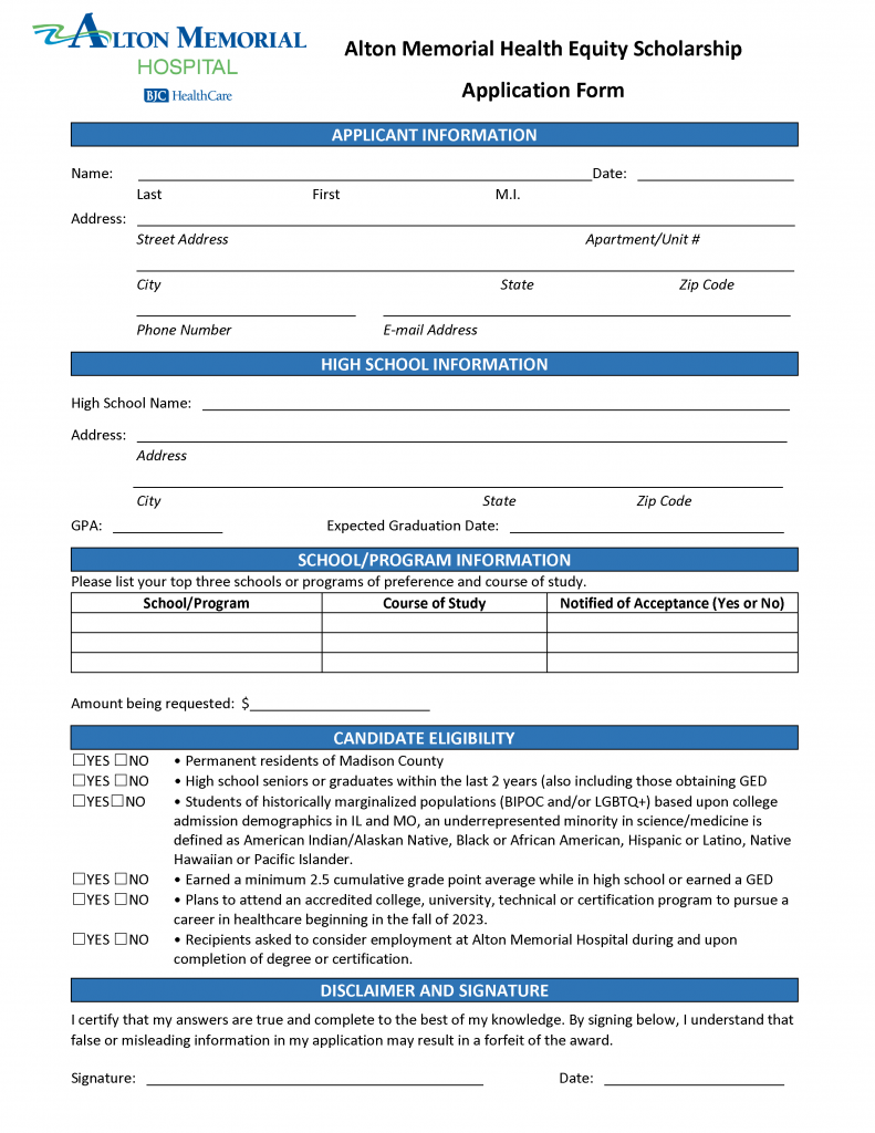AMH offering health equity scholarships to high school seniors, recent ...