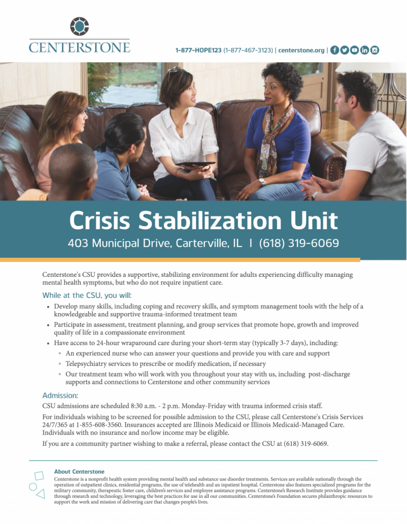 Centerstone sets official relaunch of its Crisis Stabilization Unit for ...