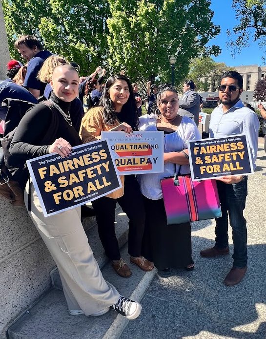Labor groups celebrate passage of landmark Temp Worker Fairness ...