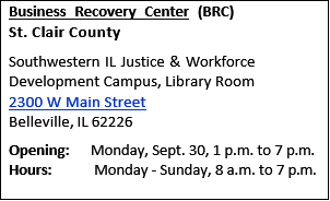 SBA opens a business recovery center in St. Clair County – Illinois ...