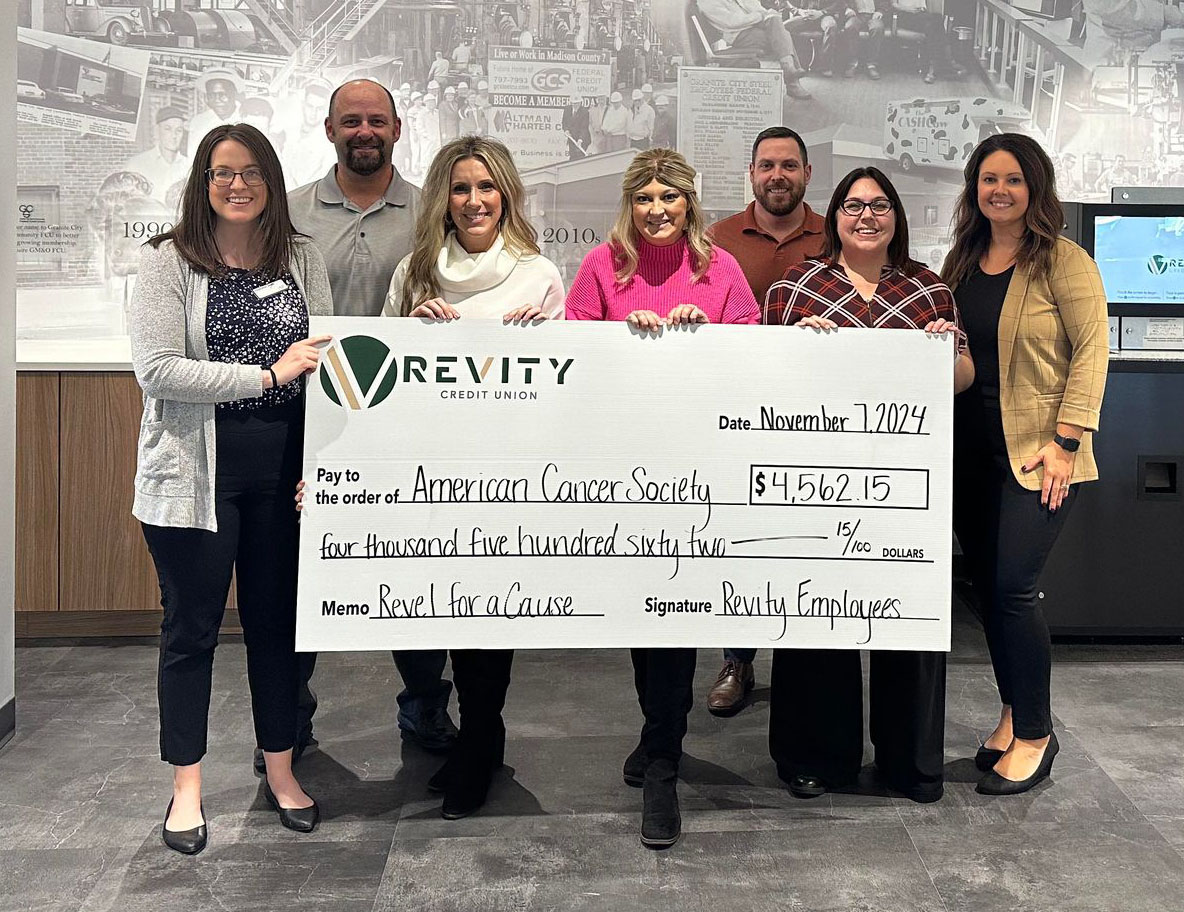 Revity Credit Union donates to American Cancer Society – Illinois ...