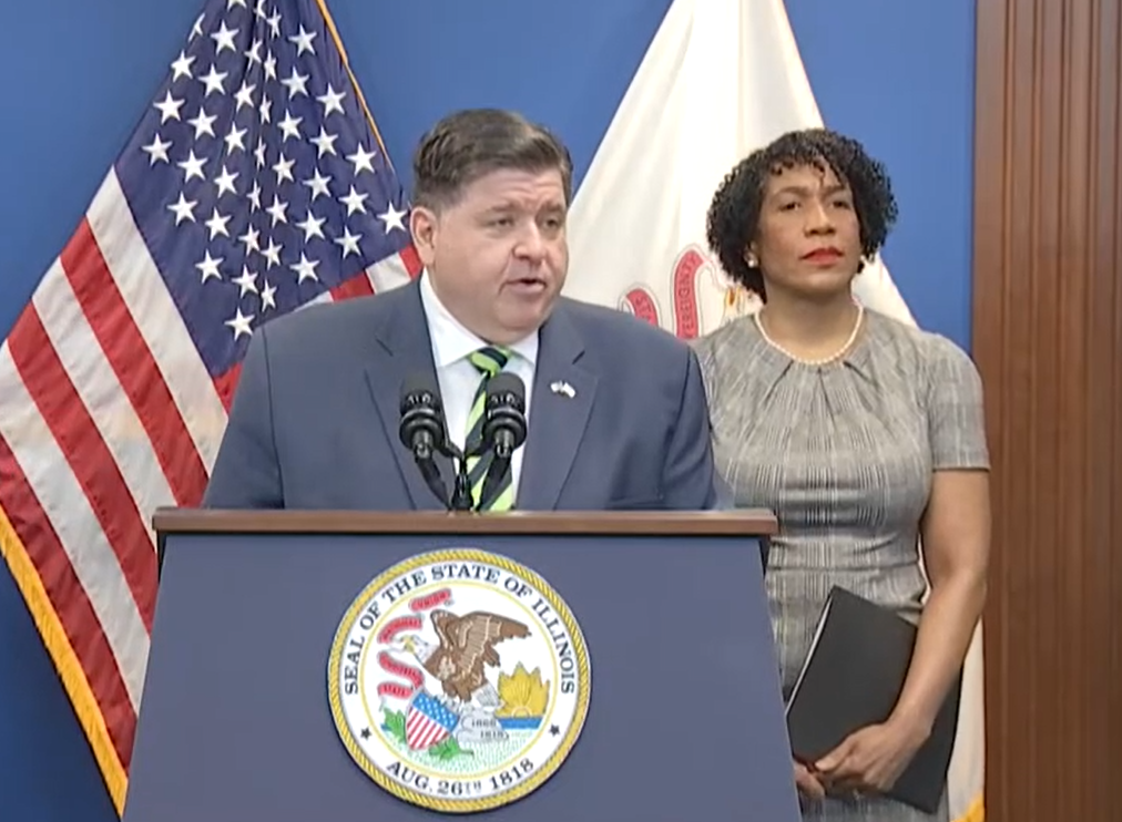 BREAKING: Gov. Pritzker hosts press conference to address actions taken ...
